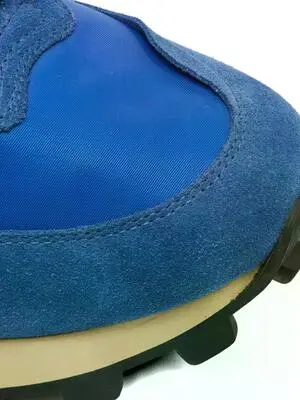 TOD'S Leather-trim Panelled Sneakers - Blue