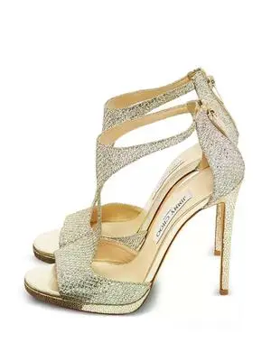 JIMMY CHOO Lana Glitter Sandals