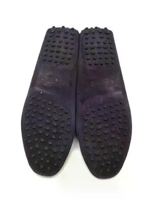 TOD'S Gommino Nubuck Loafers - Blue