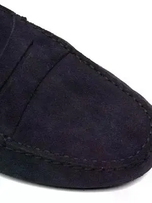 TOD'S Gommino Nubuck Loafers - Blue