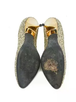 GIUSEPPE ZANOTTI Glitter Round-toe Pumps