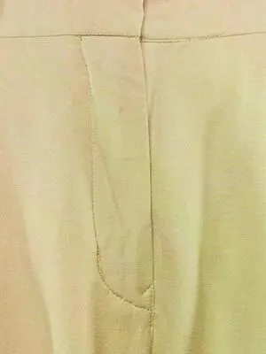 Stella McCartney Crepe Pleated Cropped Trousers