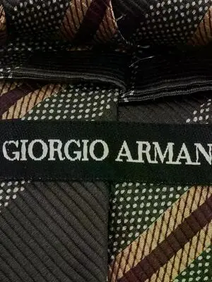 Giorgio Armani Striped Jacquard Neck Tie