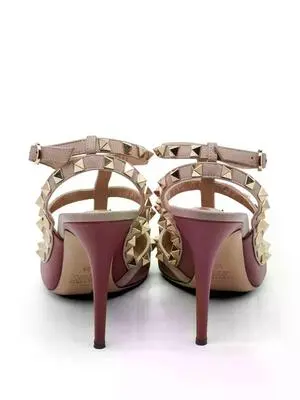 Valentino Garavani Rockstud Pointed-toe Pumps - Red