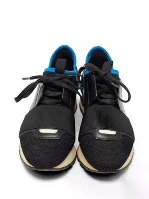Balenciaga Race Runner Mesh Sneakers - Black