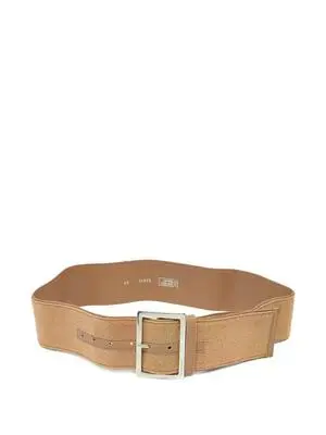 Versace Buckle Belt - Neutrals