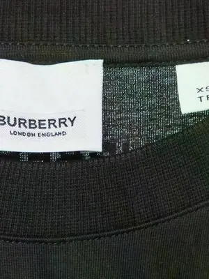 Burberry Animal Print Crew Neck T-shirt - Black