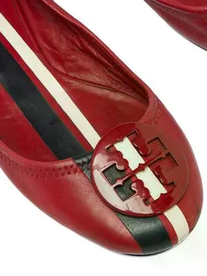 Tory Burch Logo Plaque Ballet Flats