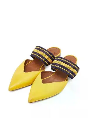 MALONE SOULIERS Maisie Woven-strap Mules