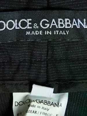 Dolce & Gabbana Pinstriped Tapered Trousers
