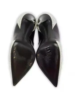 GIUSEPPE ZANOTTI Crystal-embellished Pointed-toe Pumps