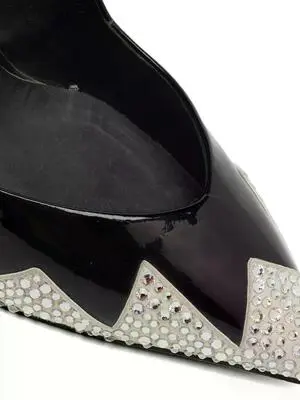 GIUSEPPE ZANOTTI Crystal-embellished Pointed-toe Pumps