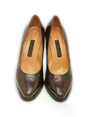 Casadei Platform Leather Pumps