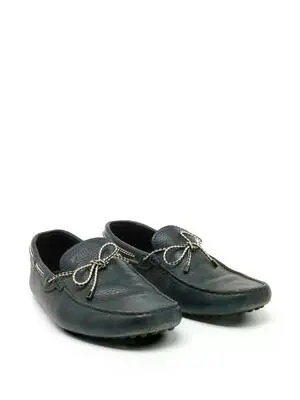 TOD'S Bow-detail Driver Loafers - Blue