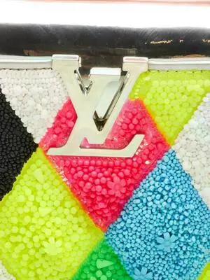 LOUIS VUITTON X Ugo Rondinone Bb Artycapucines Beaded Tote Bag