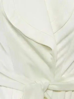 Balenciaga Off-white Jersey Wrap Top