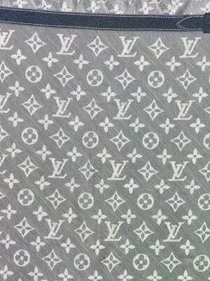 LOUIS VUITTON Monogram Silk Scarf - Blue