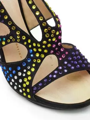 GIUSEPPE ZANOTTI Crystal Embellished Strappy Sandals
