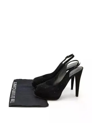 STUART WEITZMAN Crystal-embellished Platform Sandals