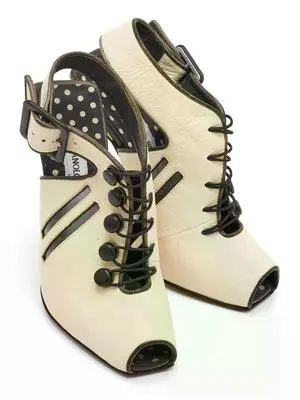 Manolo Blahnik Peep-toe Slingback Stiletto Sandals
