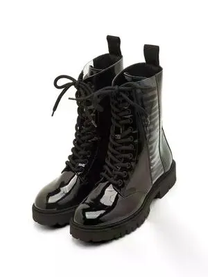 Moschino Insert Lace-up Boots