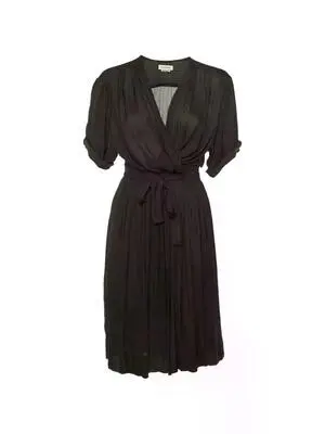 MARANT ETOILE V-neck Midi Dress