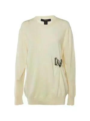 LOUIS VUITTON Embellished Logo Sweater
