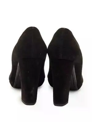 Prada Fringe Block-heel Pumps