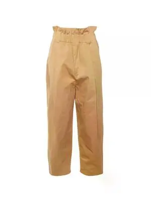 Paper Bag Waist Pants For Women