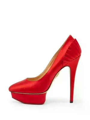 Charlotte Olympia Almond Toe Pumps