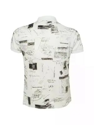 Dior Scrapbook-print Cotton Polo Shirt