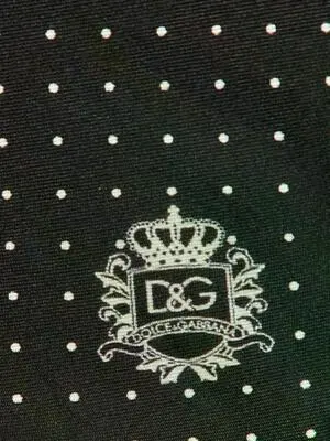Dolce & Gabbana Polka-dot Silk Pocket Square
