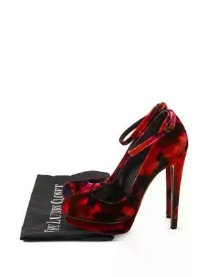 NICHOLAS KIRKWOOD X Erdem Velvet Platform Stiletto Pumps