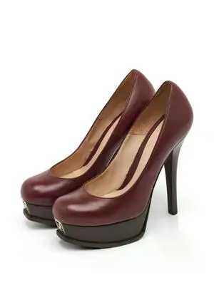 Fendi Platform Pumps - Red