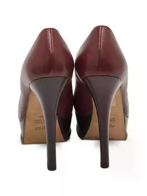 Fendi Platform Pumps - Red