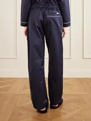 TEKLA Sateen Organic Cotton Pajama Pants
