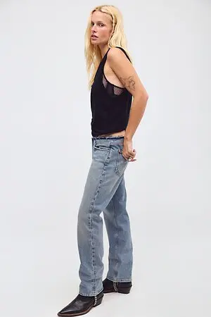 AGOLDE Fray Slim Crop Jeans