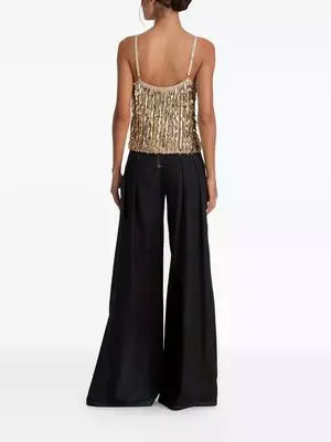 Alice + Olivia Nicolette Sequin Embellished Tank Top