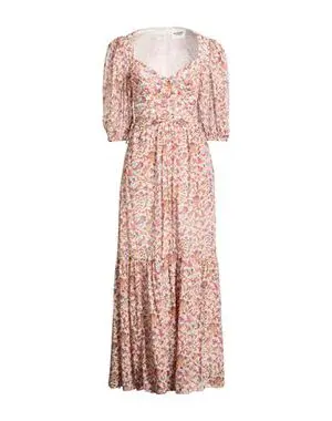 MARANT ETOILE Maxi Dress In Floral Print - Beige
