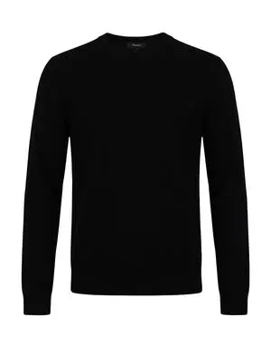 Theory Crewneck Long Sleeve Sweater - Black