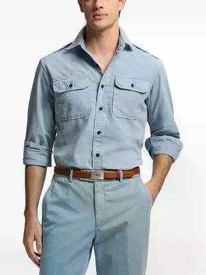Ralph Lauren Purple Label Garment-dyed Twill Shirt
