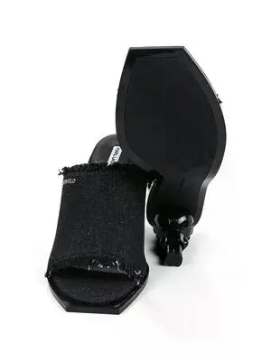 Karl Lagerfeld Ikonik Frayed Sandals