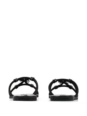 Karl Lagerfeld Embellished Multi-strap Sandals