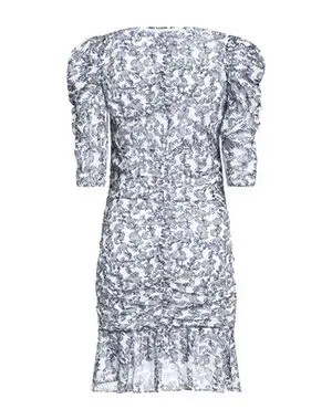 MARANT ETOILE Floral Print Gathered Mini Dress