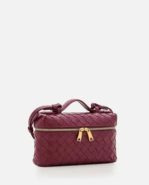 Bottega Veneta Intrecciato Vanity Case - Red