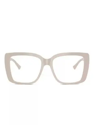 JIMMY CHOO Square-frame Glasses - Neutrals