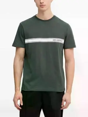 Karl Lagerfeld Logo-print T-shirt - Green