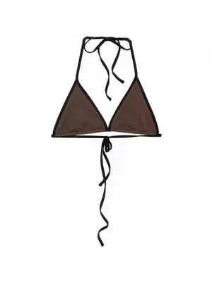 TOTEME TOTEME Triangle Bikini Top Brown