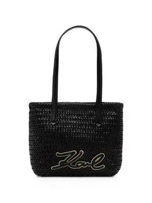 Karl Lagerfeld K/signature Braided Tote Bag
