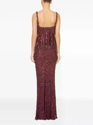 Jenny Packham Iris Sequin Embellished Dress